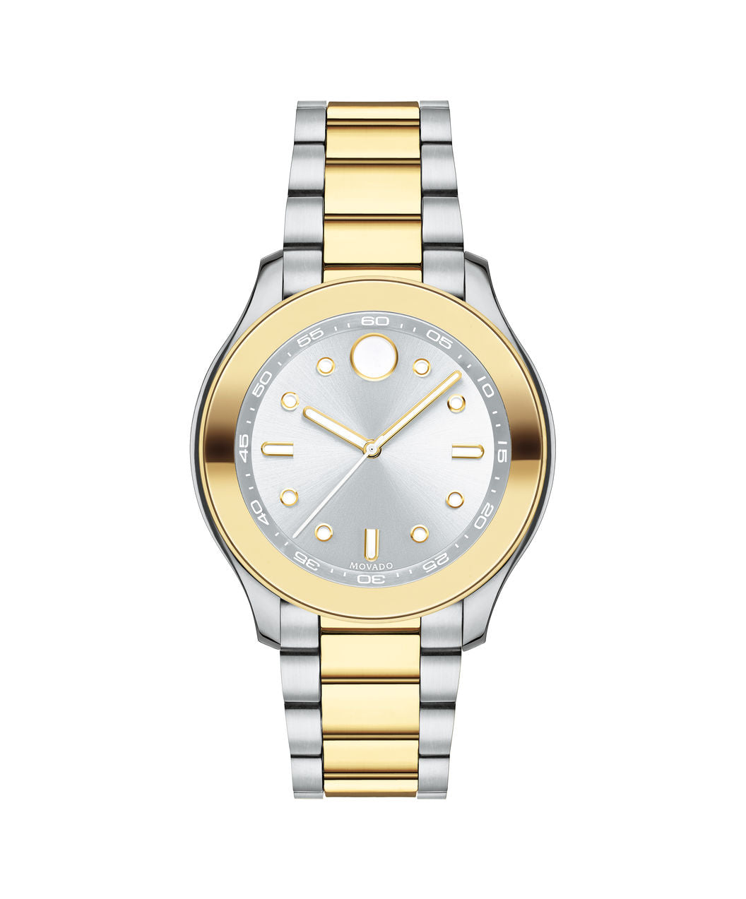 Movado Unisex Midsize Bold Sport 38mm Stainless Steel /Yellow Gold Pla ...